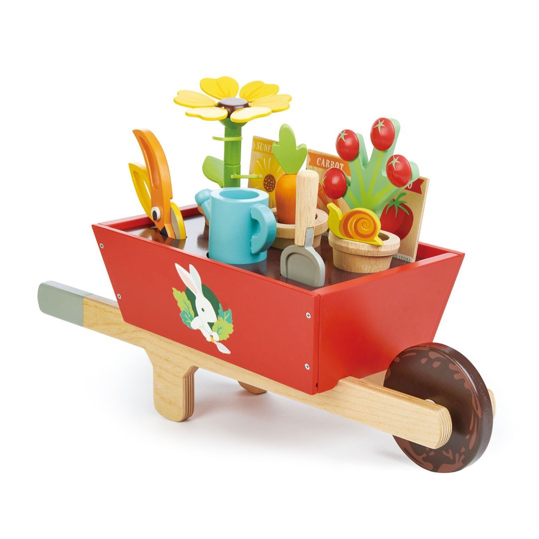 Childrens wheelbarrow set store