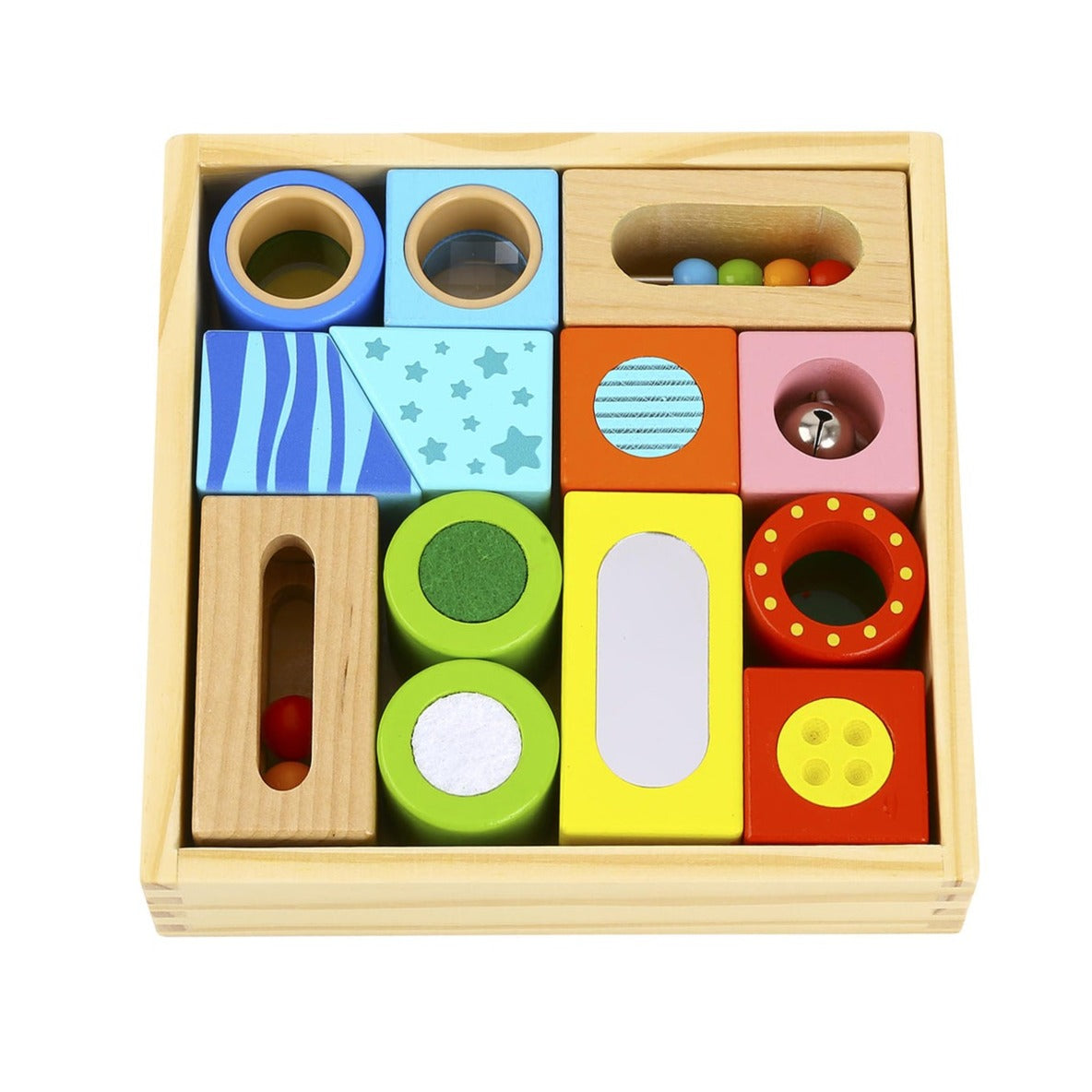 Multi Sensory Block Set by Tooky Toy – Little Earth Nest