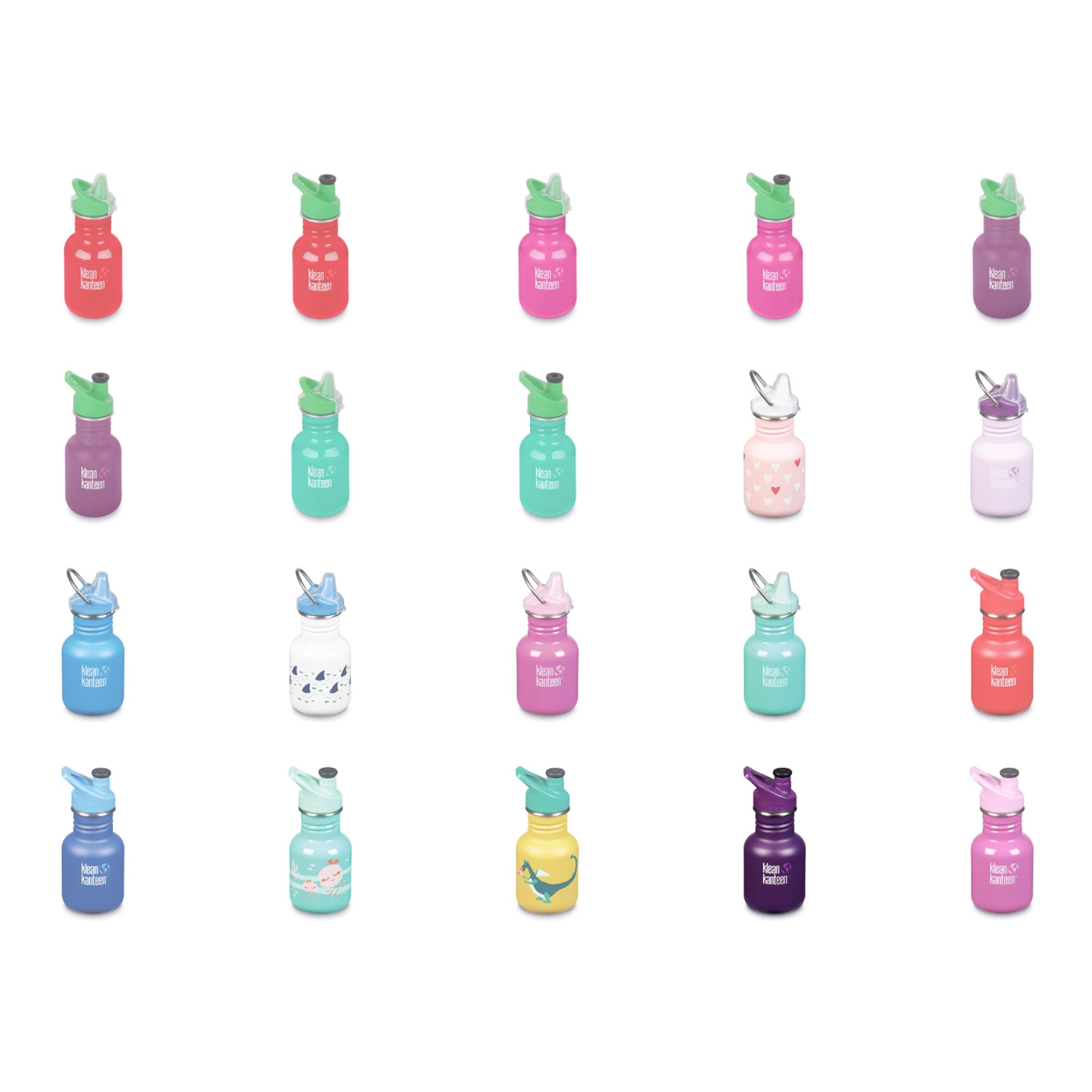 Klean Kanteen Kid Kanteen 355ml 12oz Stainless Steel Bottle – Little ...