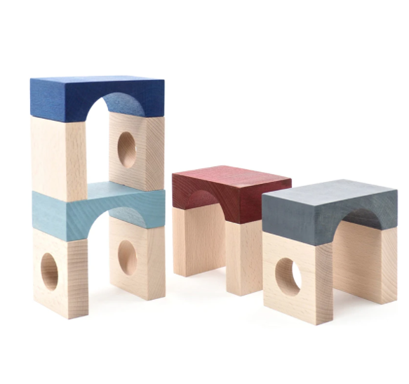 Lubulona Wooden Tunnel Blocks Medium – Little Earth Nest